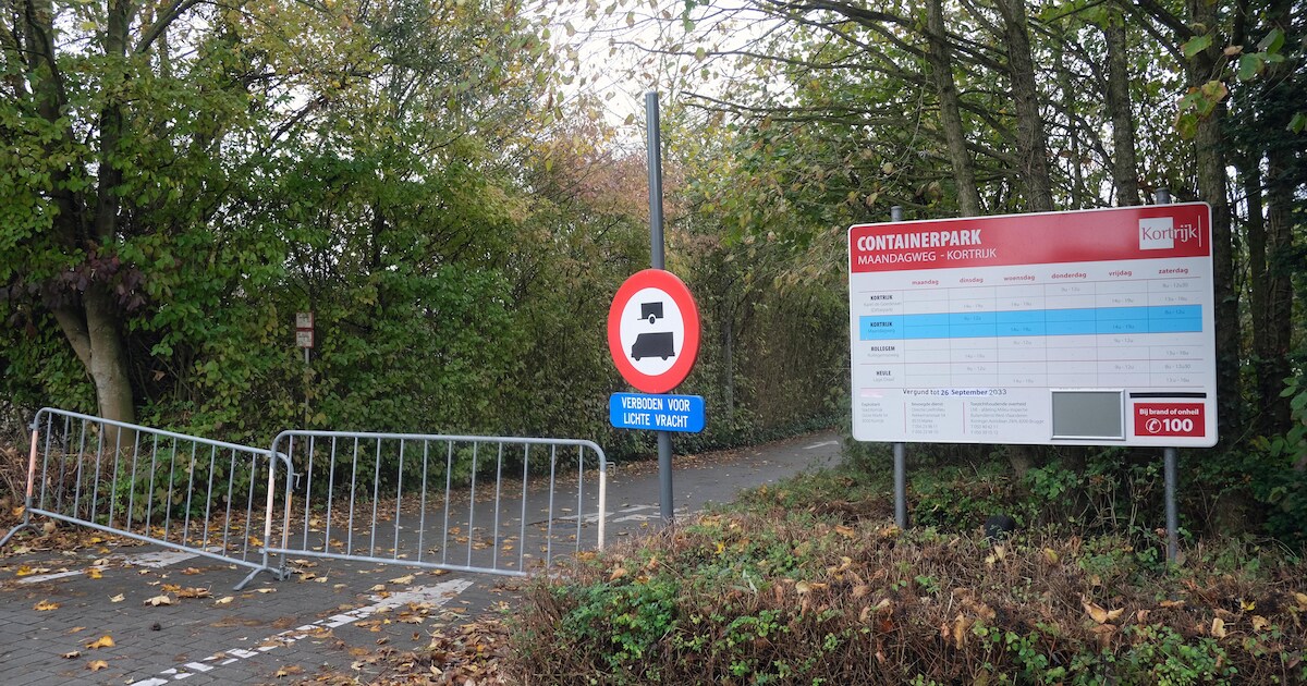 Celstraf met uitstel voor man na diefstal uit containerpark | Kortrijk ...