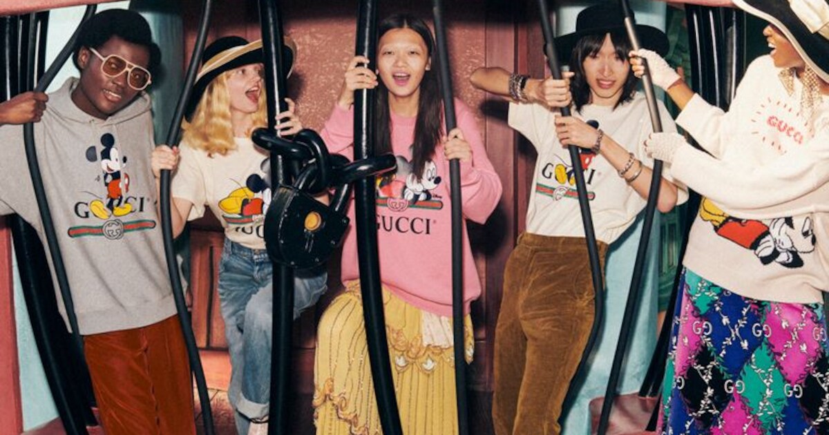 Gucci lanceert Mickey Mouse collectie voor het Jaar van de Rat | Nina ...