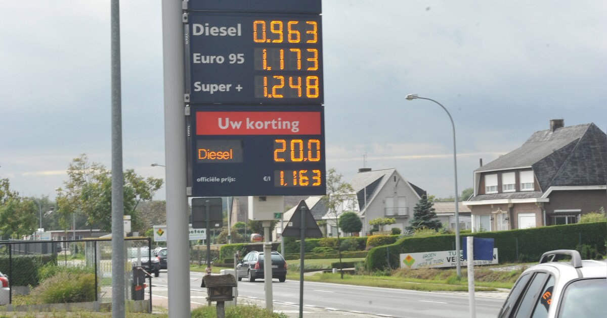 Amper 0,963 euro voor liter diesel | Putte | HLN.be
