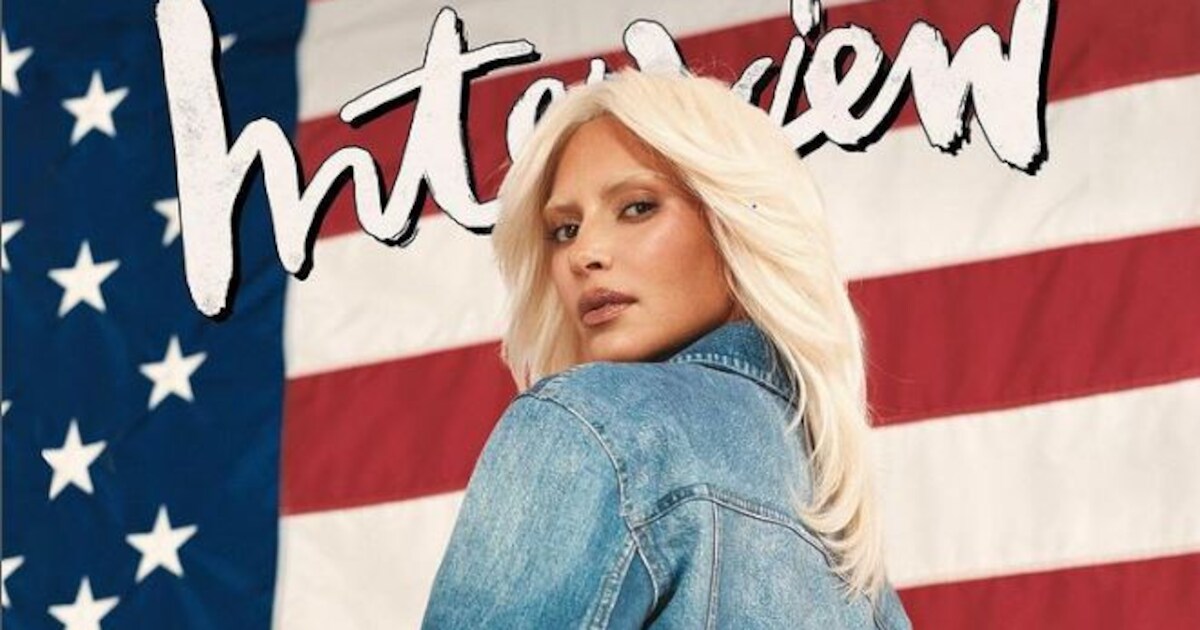 Niet te herkennen: Kim Kardashian poseert met blonde look en broek ...