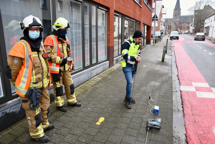 Gaslekje onder trottoir veroorzaakt wat hinder in rusthuis Aksent ...