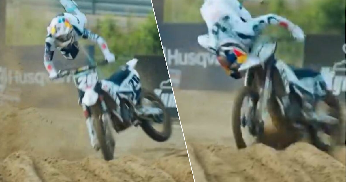 Opnieuw een opdoffer: motorcrosser Liam Everts komt zwaar ten val in ...