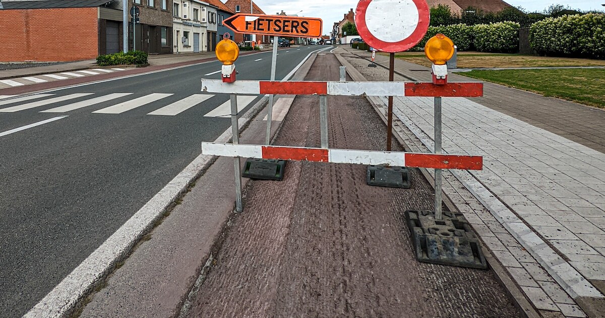 Fietspad N36 zal niet af zijn tegen 1 september | Staden | HLN.be