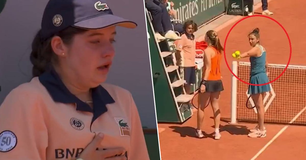 KIJK. Ophef op Roland Garros: duo uitgesloten nadat ballenmeisje wordt ...