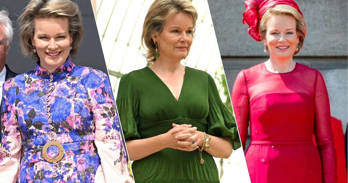 “Voor het eerst vier nieuwe namen in haar garderobe”: koningin Mathilde ...