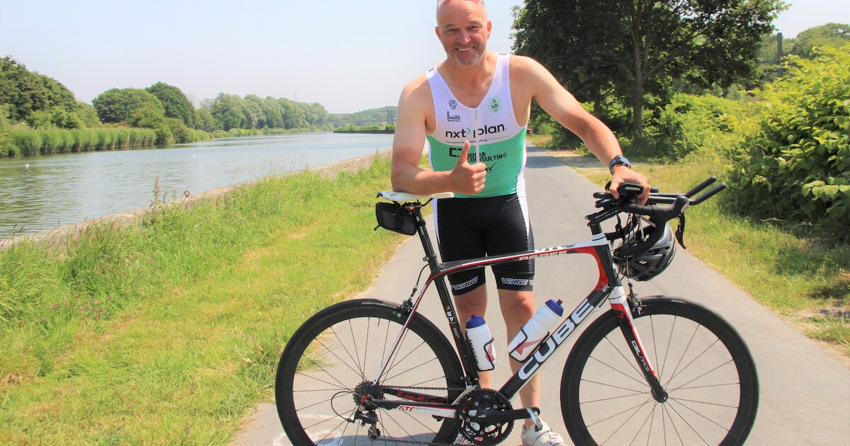 Stefaan (50) waagt zich aan halve triatlon voor het goede doel: “Ik ben ...