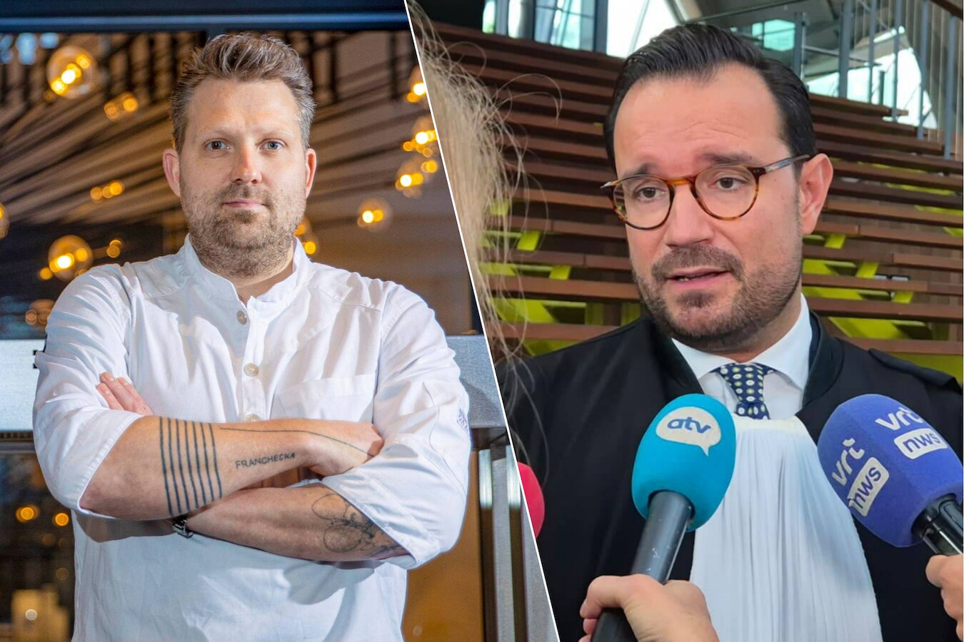 Proces tegen sterrenchef Nick Bril (41) na dronken ongeval aan The Jane ...