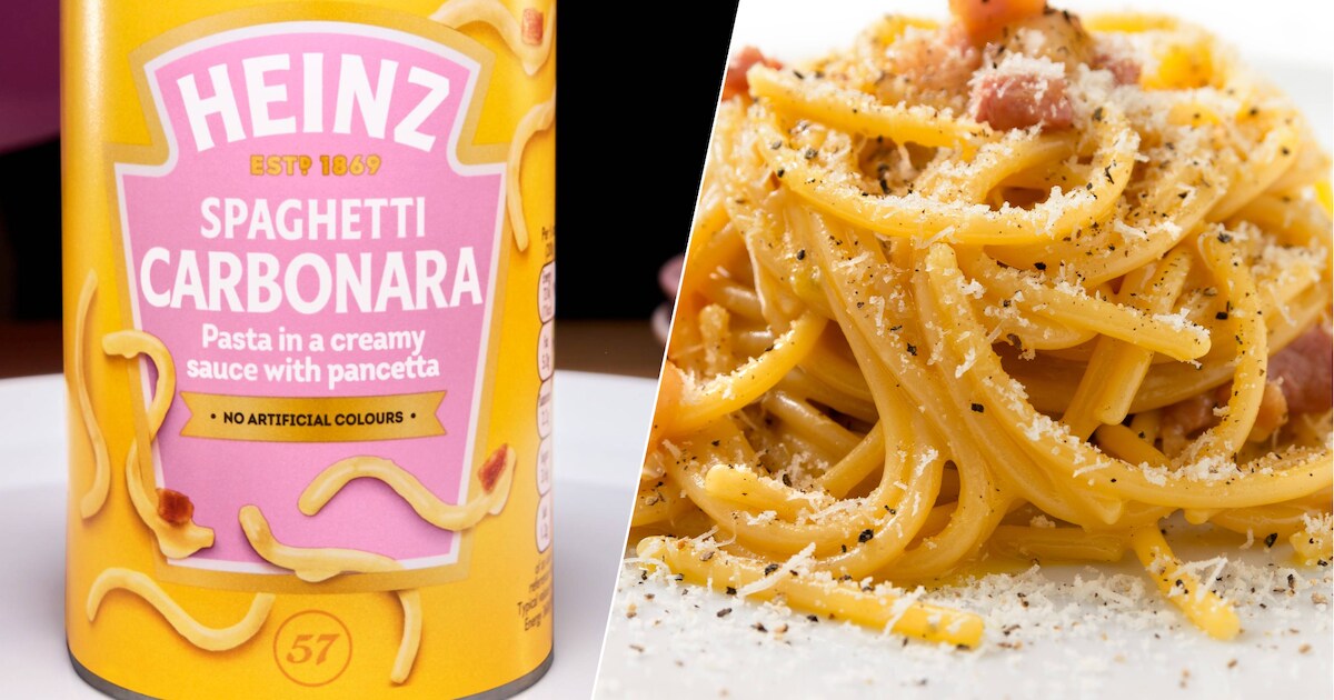 Italianen woedend: Heinz komt met pasta carbonara... uit blik | Eten ...