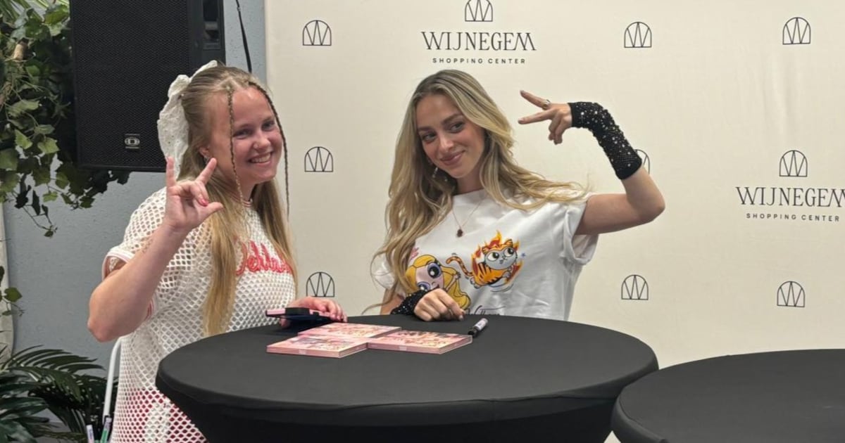 Signeersessie van Camille lokt heel wat extra volk naar Wijnegem ...