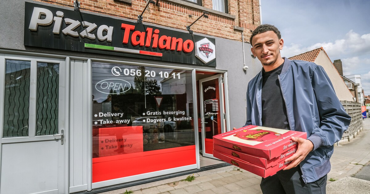Sofiane (20) is de nieuwe uitbater van Pizza Taliano | Zwevegem | HLN.be