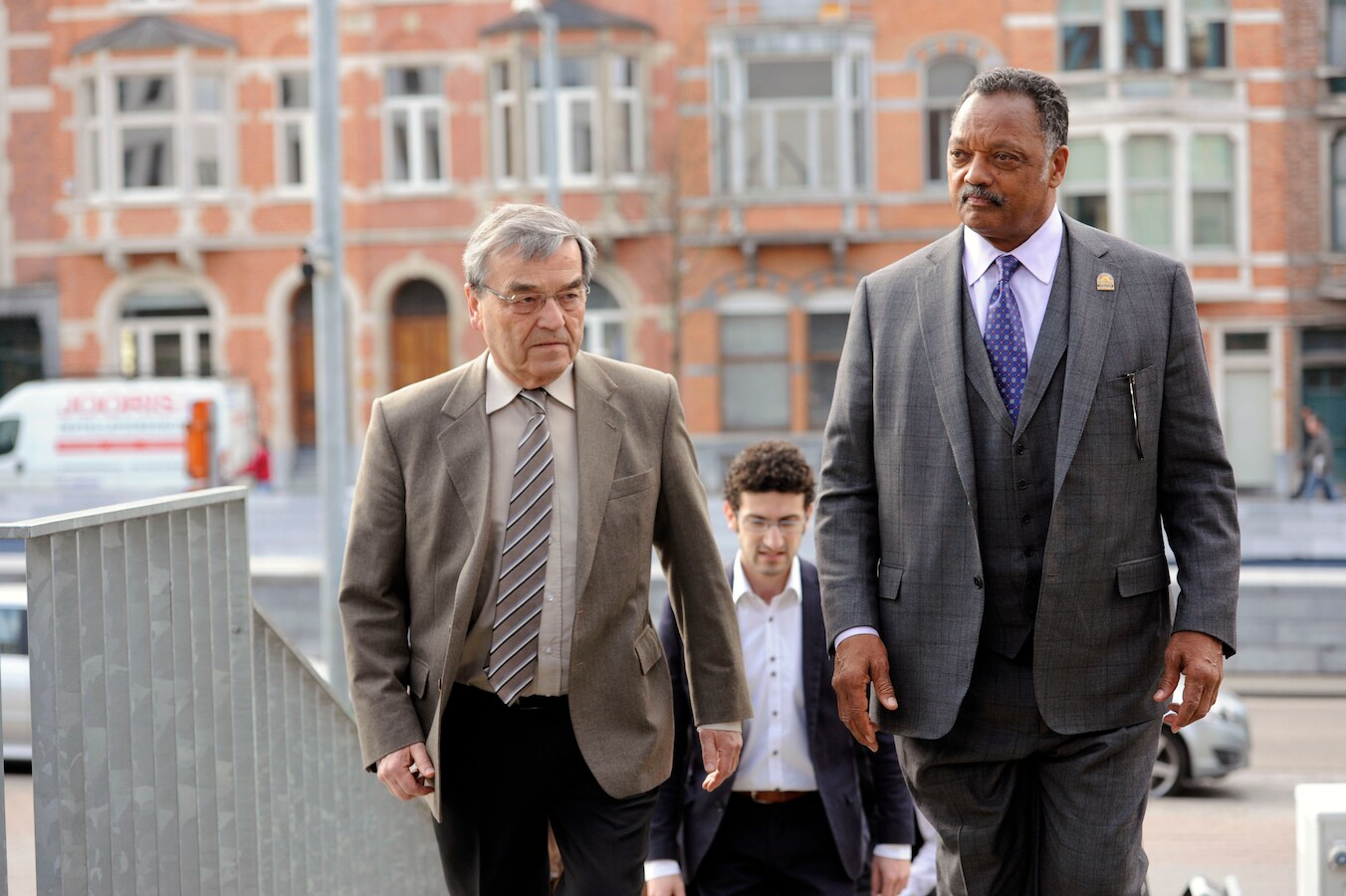 Overleden Amerikaanse burgerrechtenactivist Jesse Jackson (84) bezocht ...