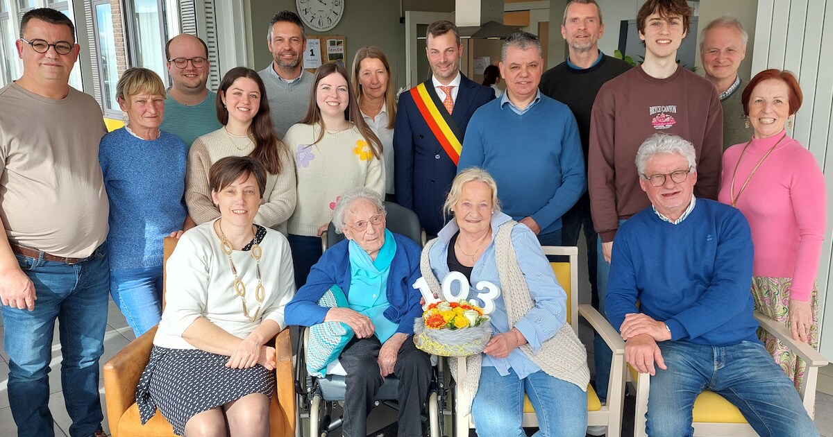 Maria Vandewalle is 103 en de oudste inwoner van Ronse | Ronse | HLN.be