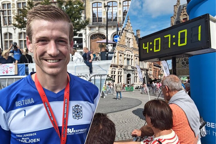 Jens loopt zijn eerste halve marathon in Ieper: “Een heel goede organisatie” | Ieper | hln.be