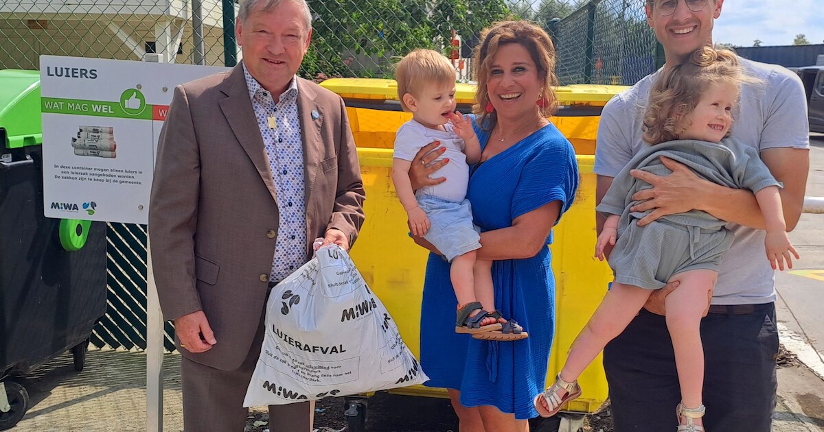 Goed nieuws voor jonge gezinnen en mantelzorgers: “Luierzakken welkom ...