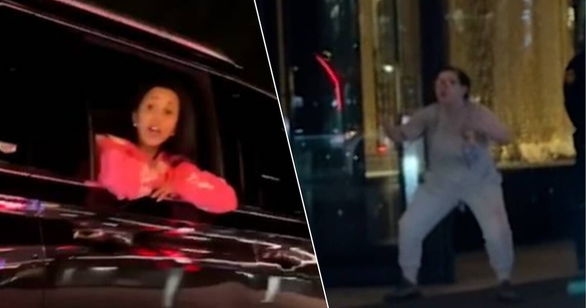 KIJK. Cardi B gaat door het lint tijdens verhitte ruzie in New York ...