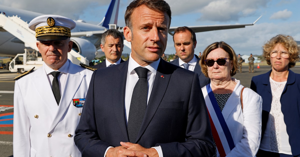 Macron in Nieuw-Caledonië aangekomen om in gesprek te gaan met ...