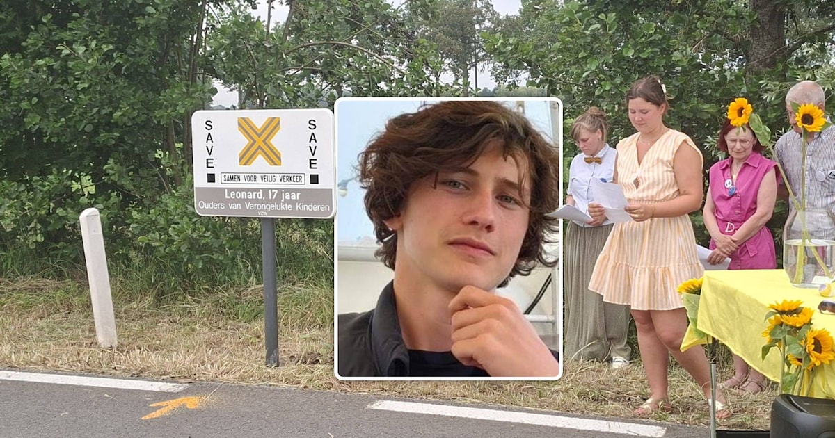 Verongelukte Leonard (17) krijgt SAVE-bord in Nazareth-De Pinte en ...