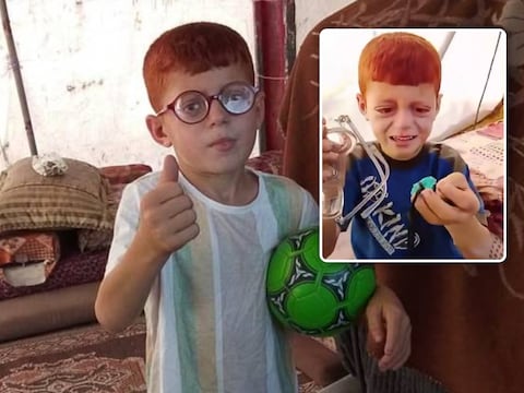 Video van huilende Palestijnse jongen (7) met kapotte bril gaat viraal ...