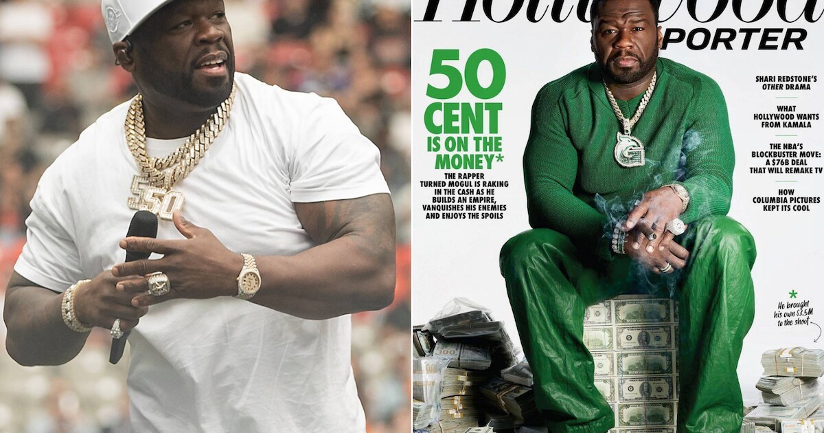50 Cent brengt 3,5 miljoen dollar cash mee naar fotoshoot: “Het lag ...