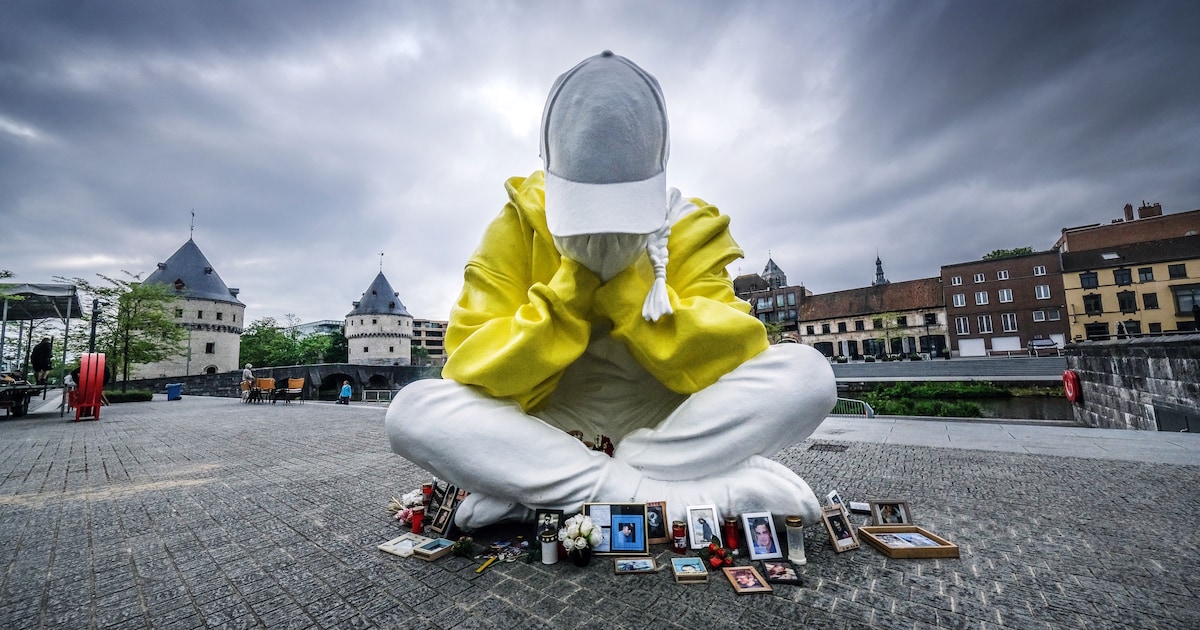Kunstwerk Stille Strijd siert verlaagde Leieboorden: “Jongeren bewust ...