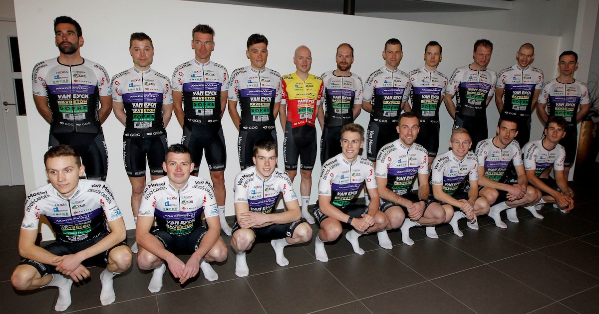 Wielerteam Decock-Van Eyck-Van Mossel Devos Capoen zoals vroeger met ...