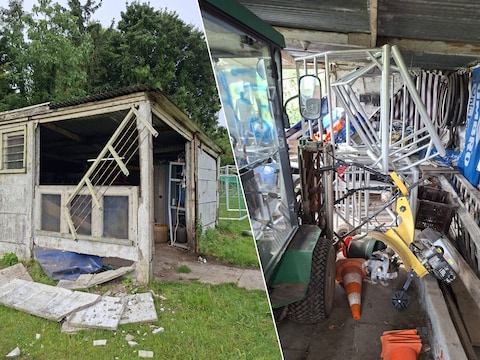 Onbekenden breken hok van Boechoutse voetbalclub open en maken ritje ...