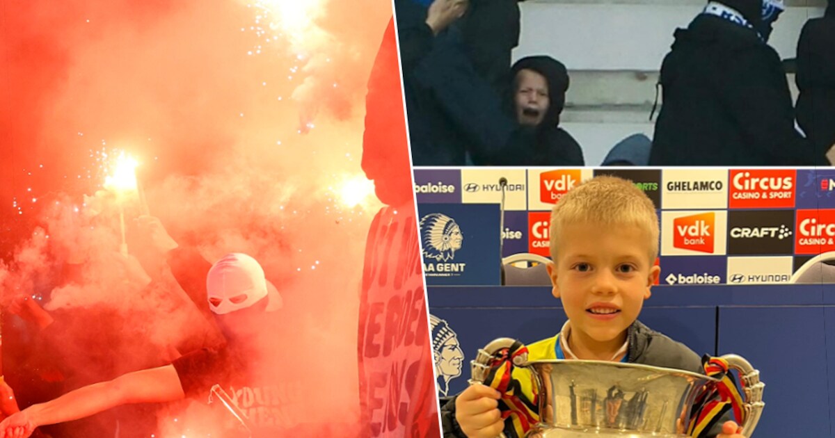 Kleine Levi in tranen door hooliganisme tijdens ‘Slag om Vlaanderen ...
