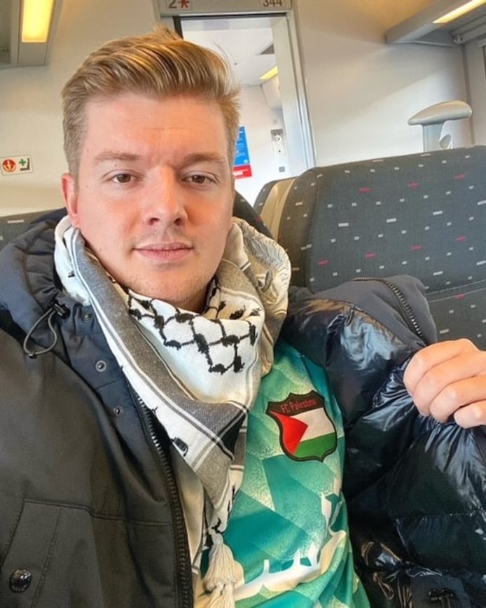 Instagram-post voor Palestina van Stijn gaat viraal: “Zelfs The New ...