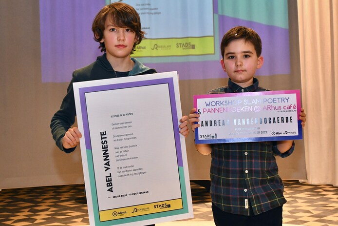 Stem op je favoriet voor de publieksprijs van Junior Stadsdichter 2023 ...