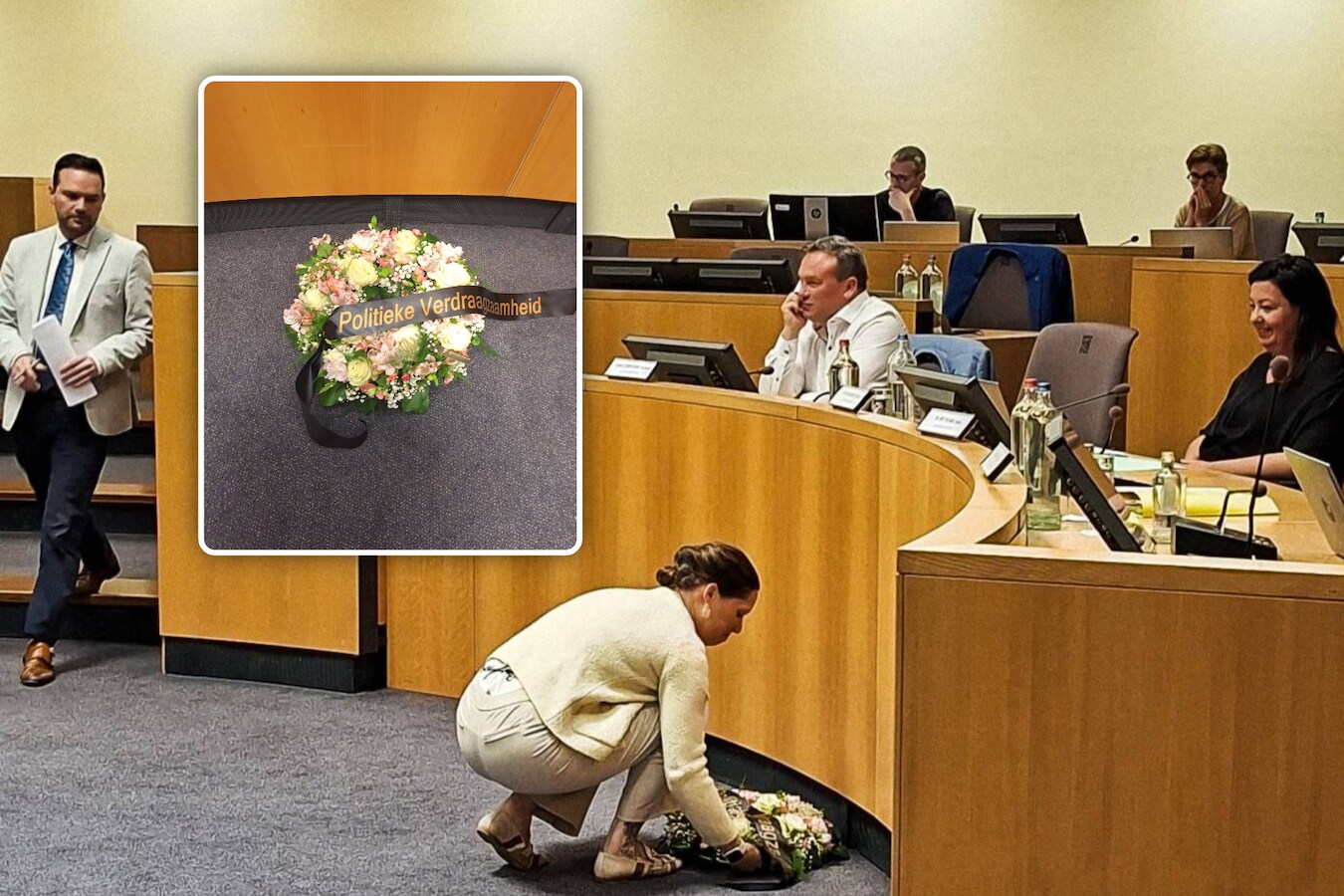 Opvallend moment tijdens de provincieraad: “De politieke ...