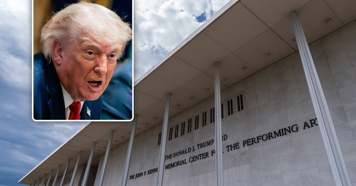 Rechter beveelt dat naam van Trump verwijderd moet worden van Kennedy ...