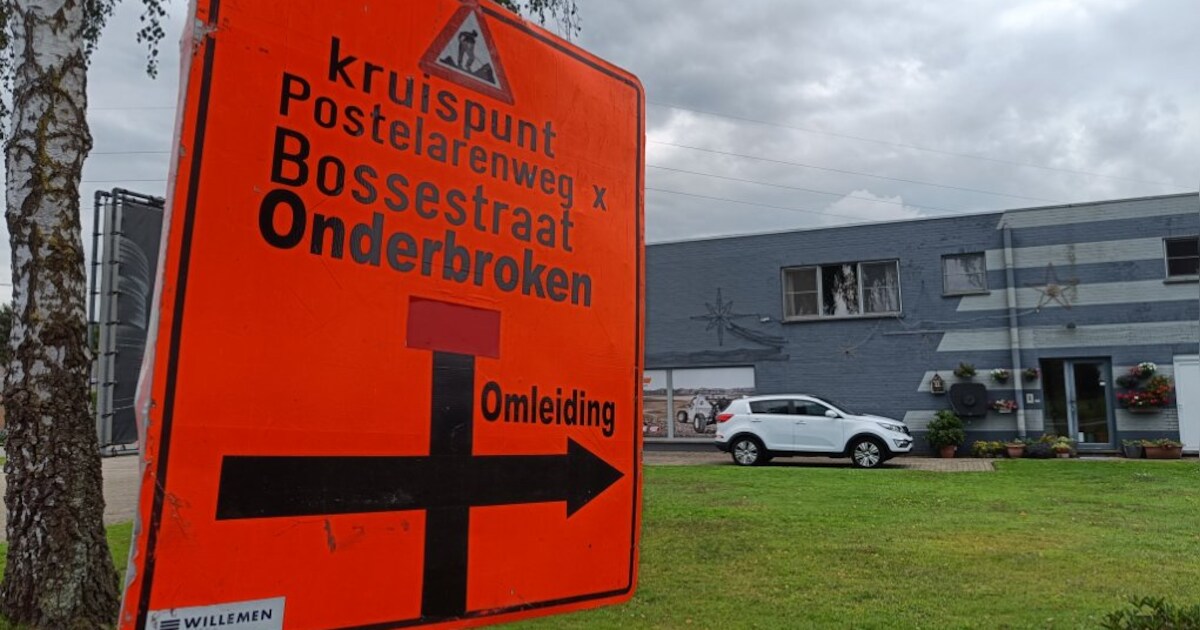 Kruispunt Postelarenweg-Bossestraat-Turnhoutsebaan vijf dagen afgesloten voor alle verkeer | Mol ...