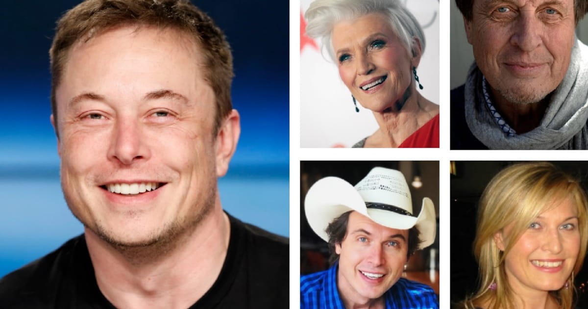 Maak kennis met de familie Musk. En Elon is duidelijk niet de enige die ...