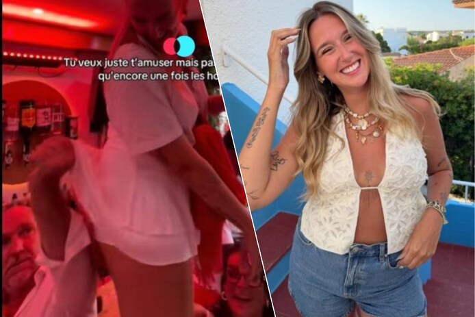 “Ik hoop dat je vrouw dit ziet”: ex-rugbyspeler gefilmd terwijl hij rokje van influencer omhoog ...