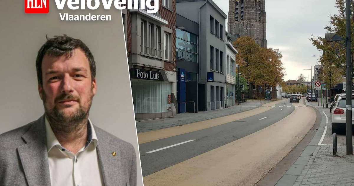 Ondanks brede fietsstroken, toch gevaarlijke situaties in Mol-centrum ...