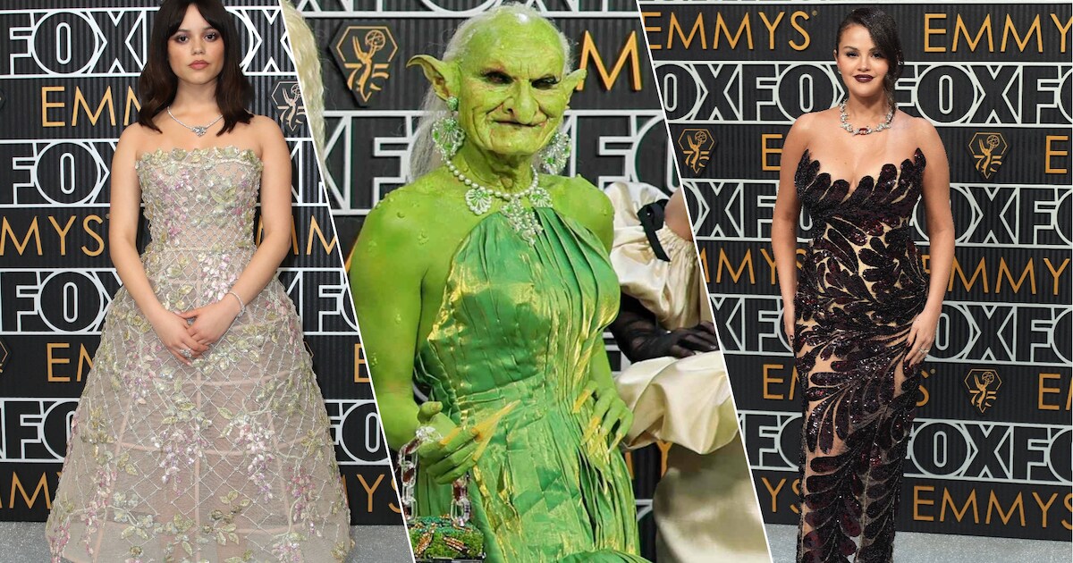 “Ik wilde shockeren”: groene goblin op de Emmy Awards gaat viraal ...