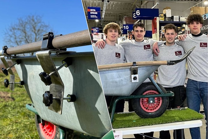 Studenten vinden een nieuwe tool uit voor de kruiwagen: “gereedschap ...