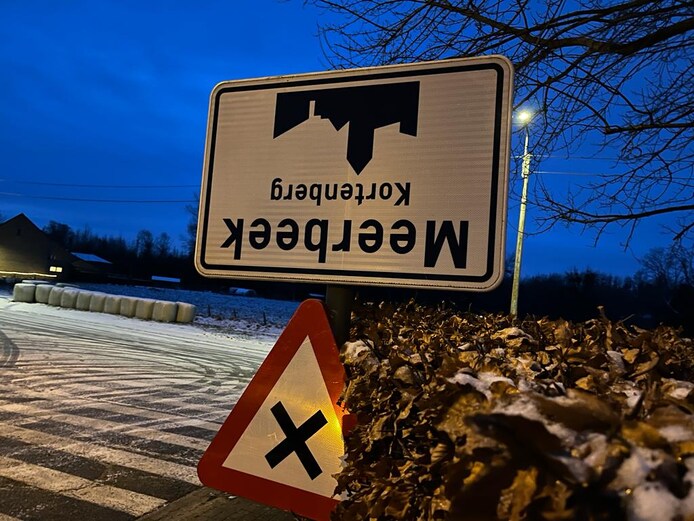 Boerenprotest waait over naar Kortenberg: plaatsnaamborden omgedraaid ...