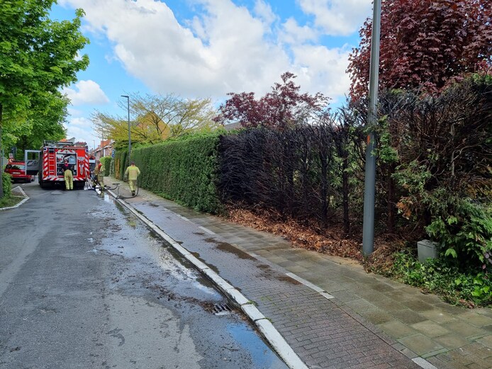 Haag vat vuur, maar brandweer kan erger voorkomen | Bornem | hln.be