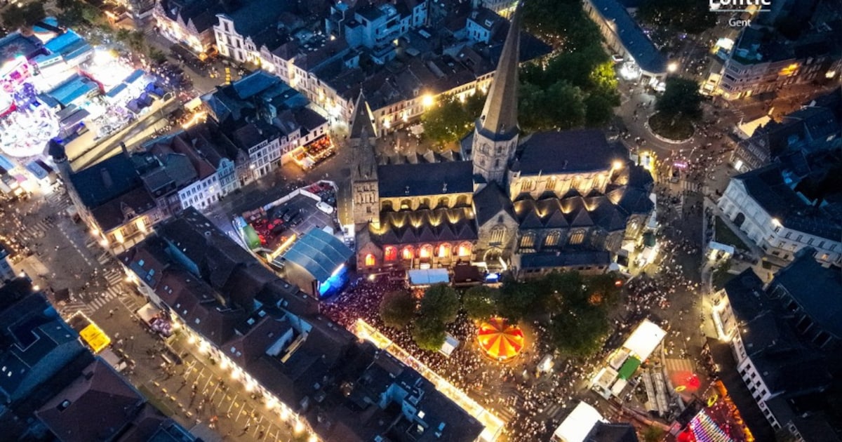 Gentse Feesten vanuit de lucht: politie toont prachtige dronebeelden ...