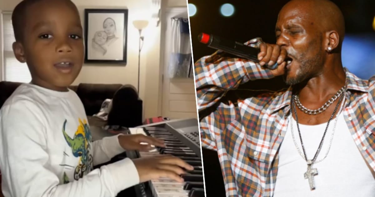Zoontje (7) van rapper DMX eert overleden vader en speelt één van zijn ...