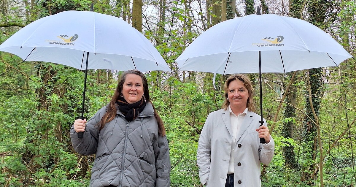 Toerisme Grimbergen brengt stormparaplu op de markt | Grimbergen | HLN.be