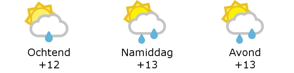 Kans op lichte regen en gedeeltelijk bewolkt weer in Brecht vanochtend ...