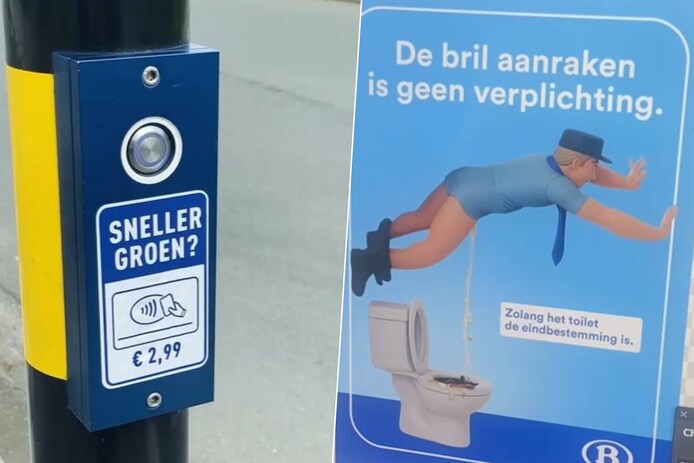 Ludieke NMBS-stickers van Ward (25) gaan wereld rond: “Zelfs ...
