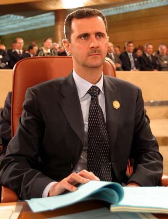 Bush verliest zijn geduld met het Syrië van president Assad ...