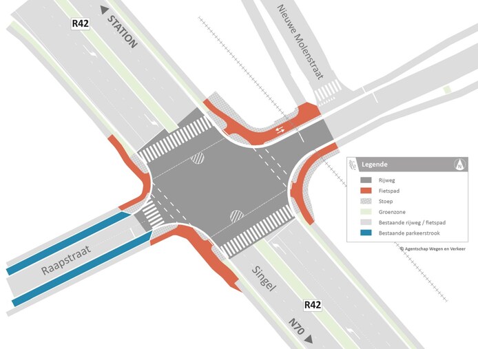 Kruispunt Raapstraat krijgt deze zomer een meer veilige inrichting | Sint-Niklaas | hln.be