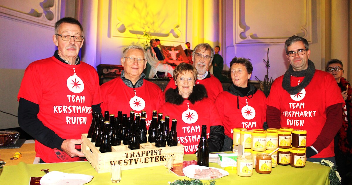 Kerstmarkt in Ruien: er gaat niets boven een trappist van Westvleteren ...