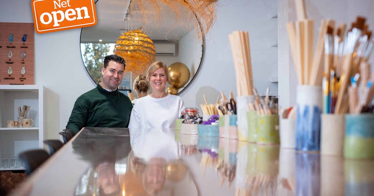 NET OPEN. Tinneke en Johan openen keramiekstudio Atelier Touché in ...