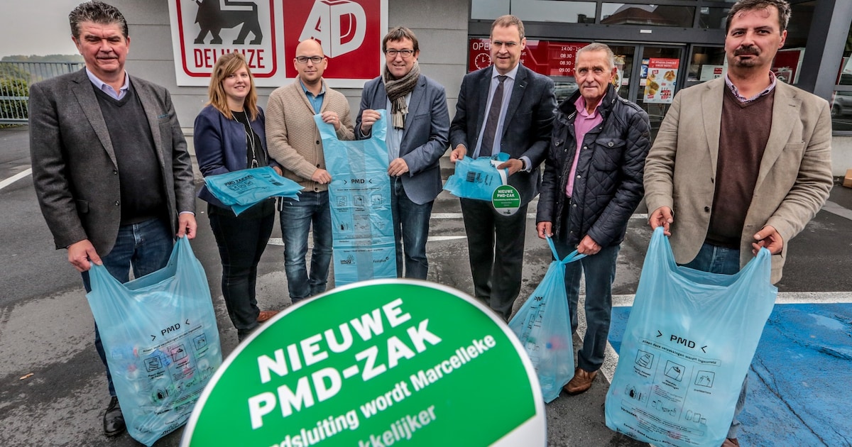 Steviger 'Marcelleke' voor PMD-zakken | Kortrijk | HLN.be