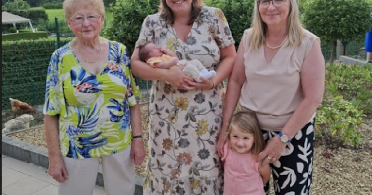 Jade maakt viergeslacht compleet in Gavere | Gavere | HLN.be